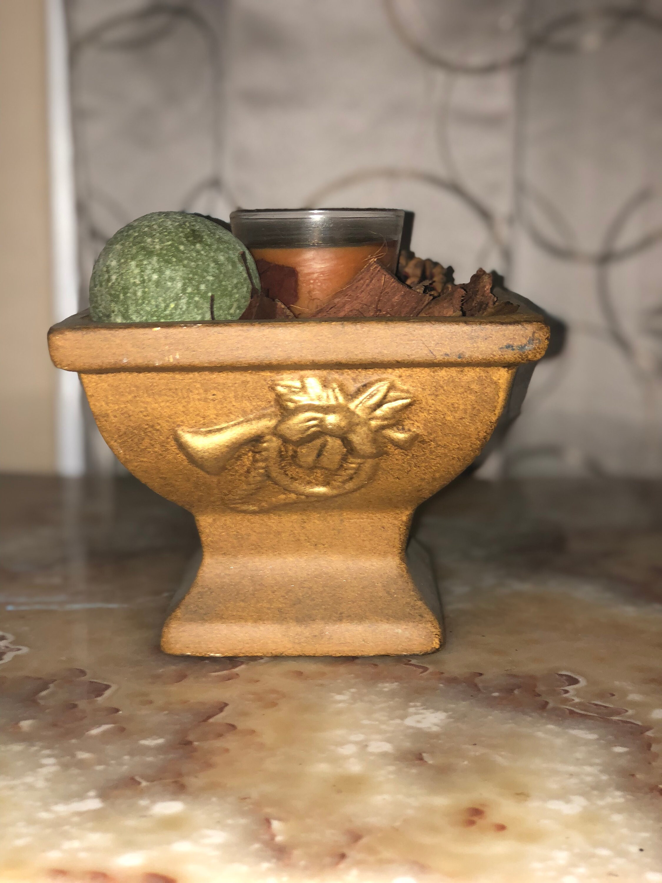 Holiday Gift Basket W/ Candle - Etsy