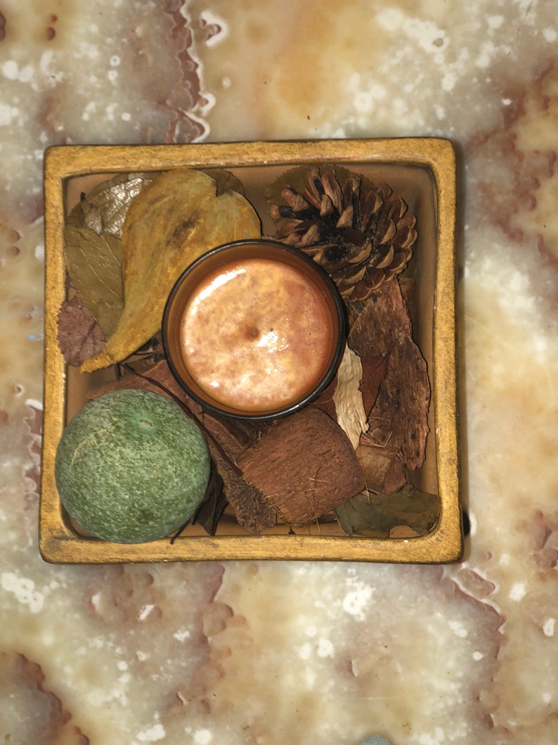 Holiday Gift Basket W/ Candle - Etsy