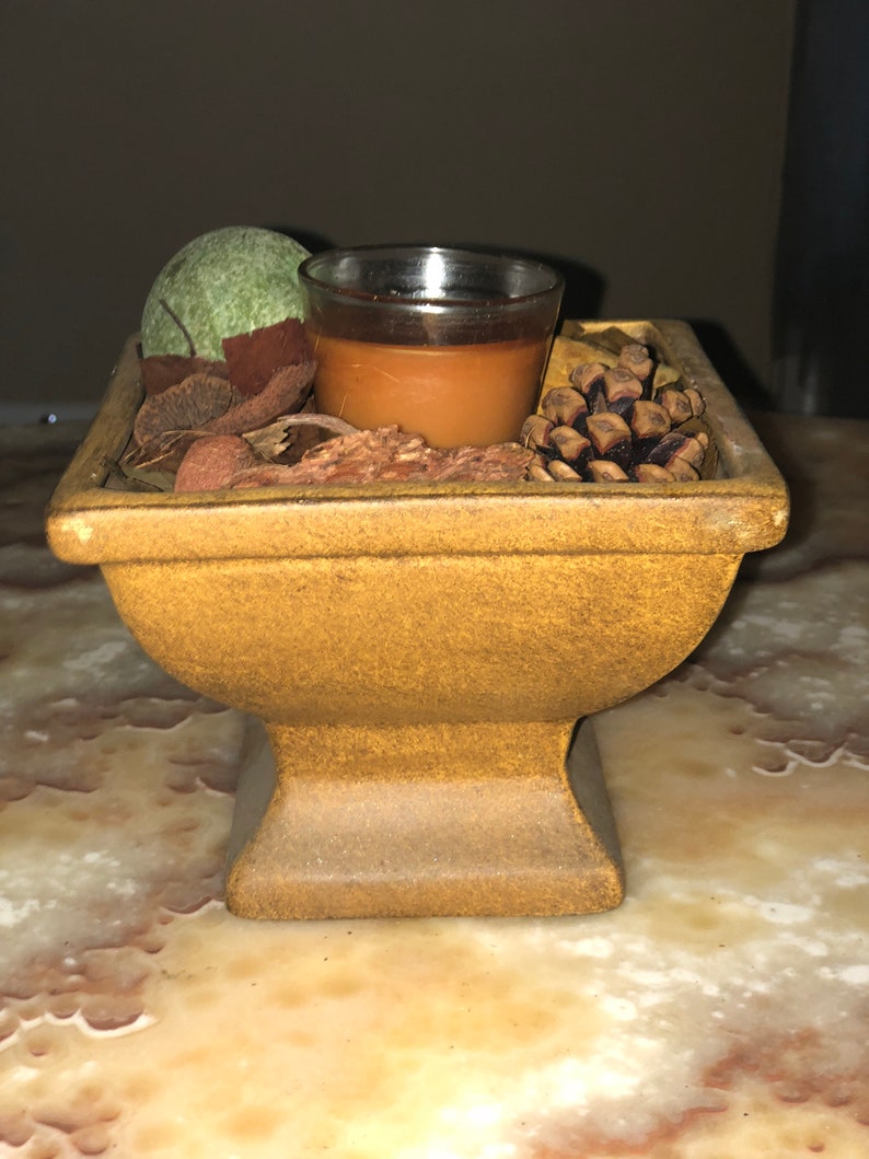 Holiday Gift Basket W/ Candle - Etsy