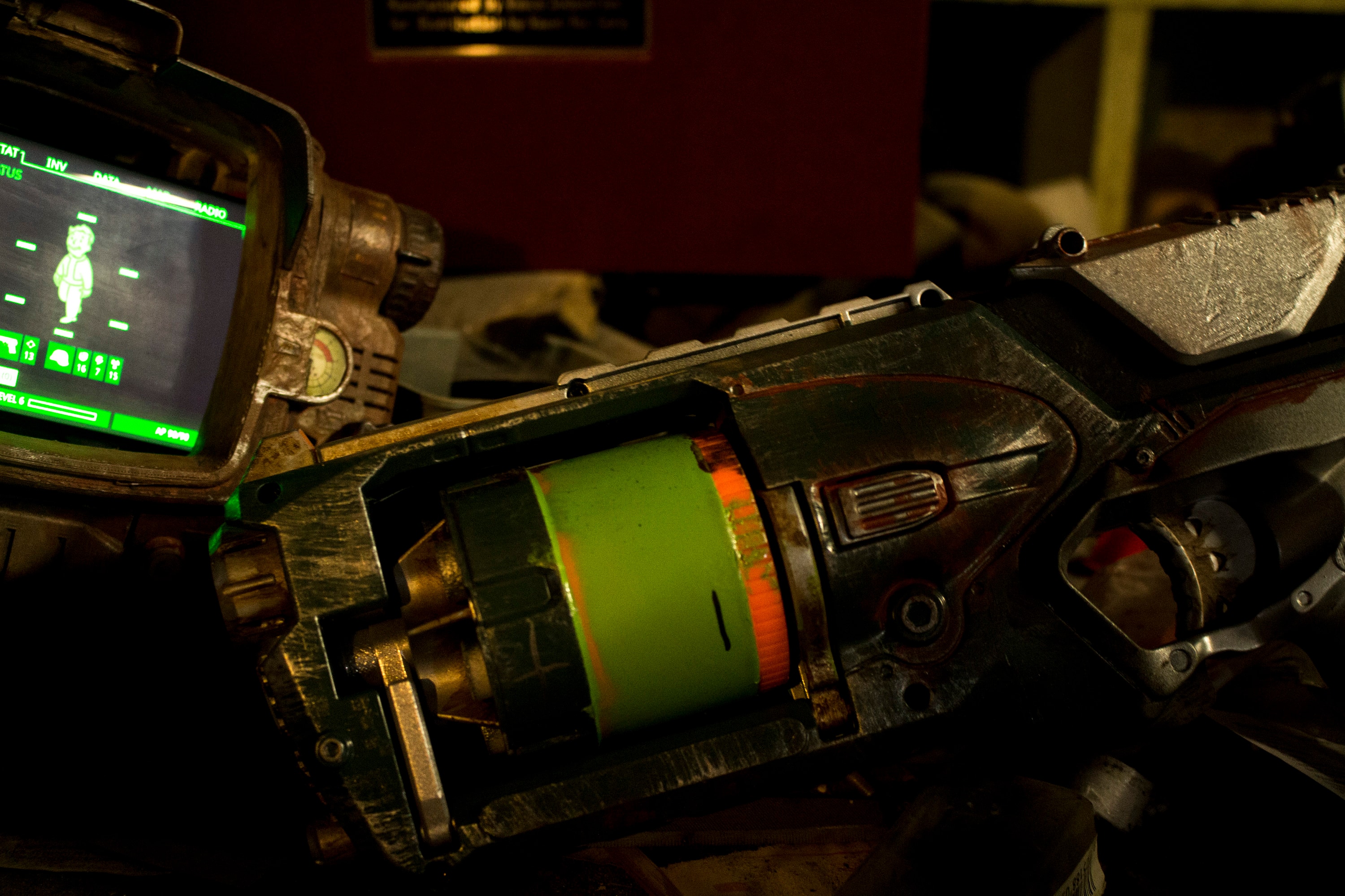 Fallout Nerf Strongarm Laser Pistol | Glow-in-the-dark Gamma Variant ...