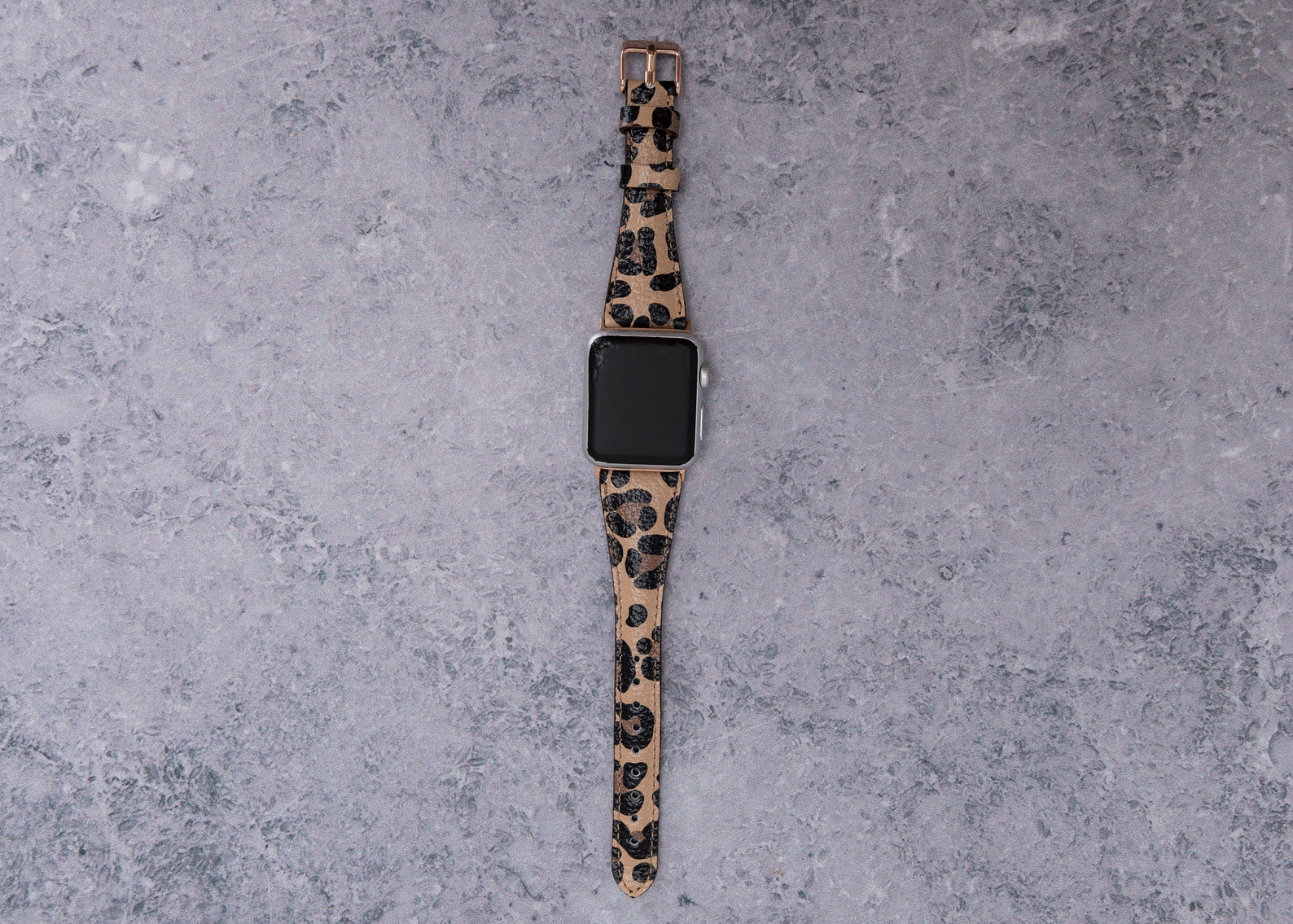 Leopard Pattern Leather Apple Watch Band 38mm 40mm 41mm 42mm | Etsy