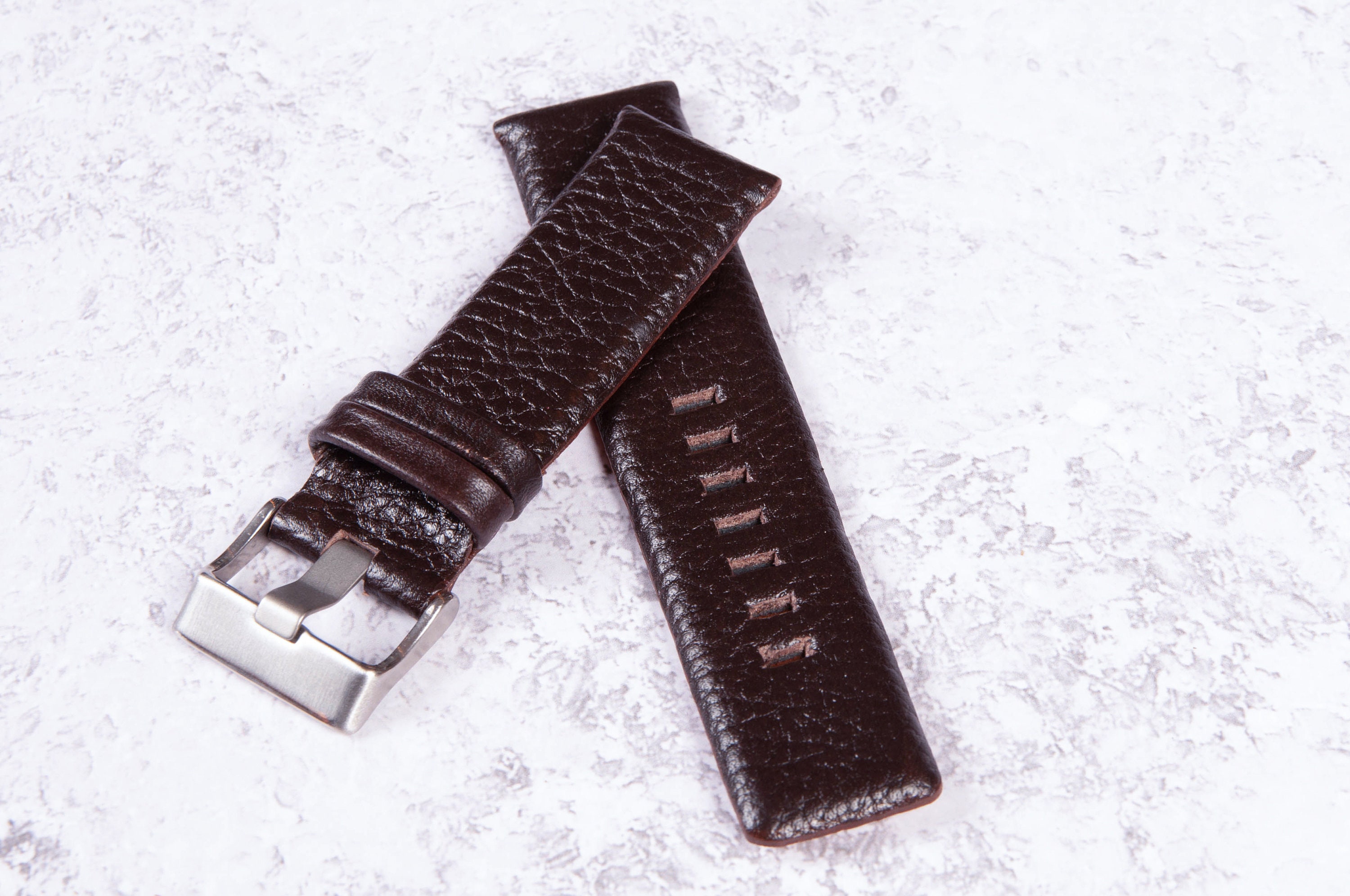 Diesel Watch Band 24mm 26mm, Leather Replacement Diesel Watch Strap Men ...