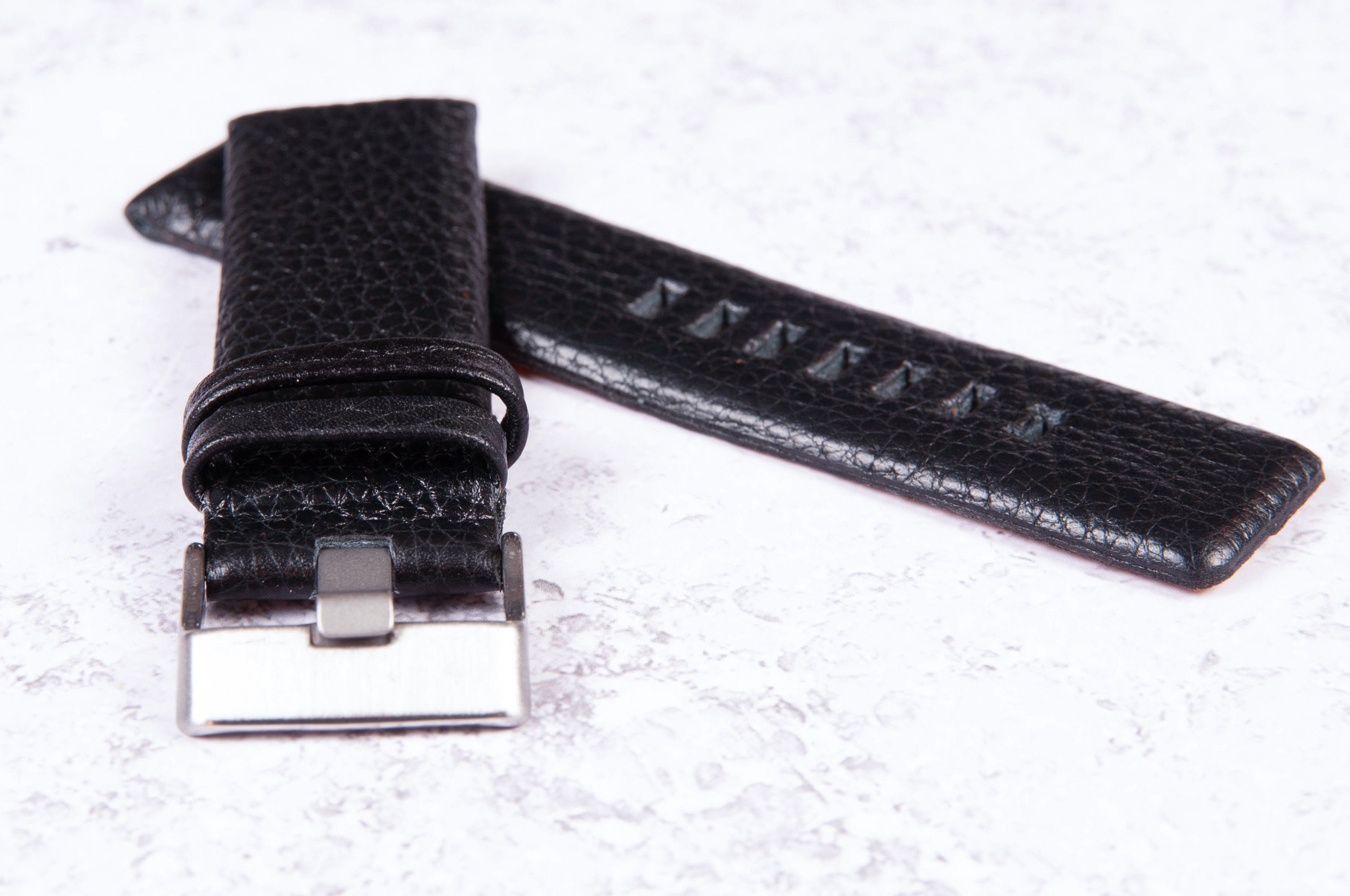 Diesel Watch Band 24mm 26mm, Leather Replacement Diesel Watch Strap Men ...