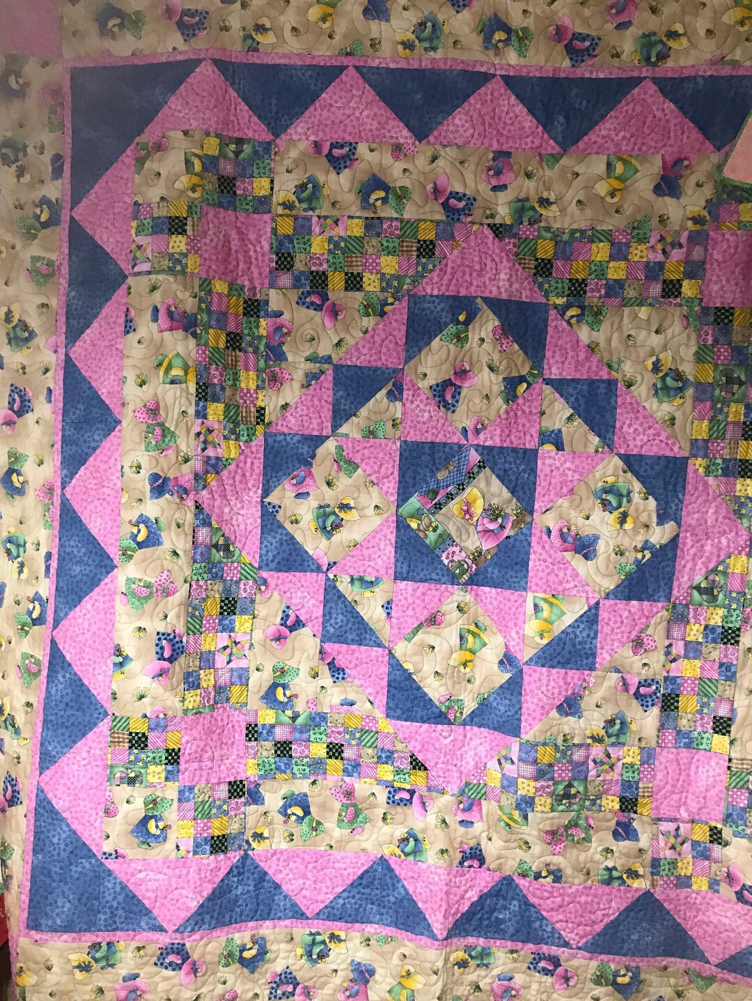 Sunbonnet Sue Topper Quilt - Etsy
