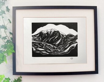 Linoprint | Etsy