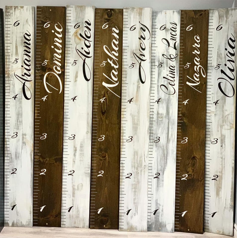 Growth Ruler Growth Chart Watch Me Grow Kids Growth Chart - Etsy