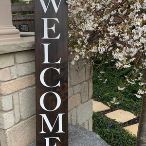 6ft Welcome Porch Sign - Etsy