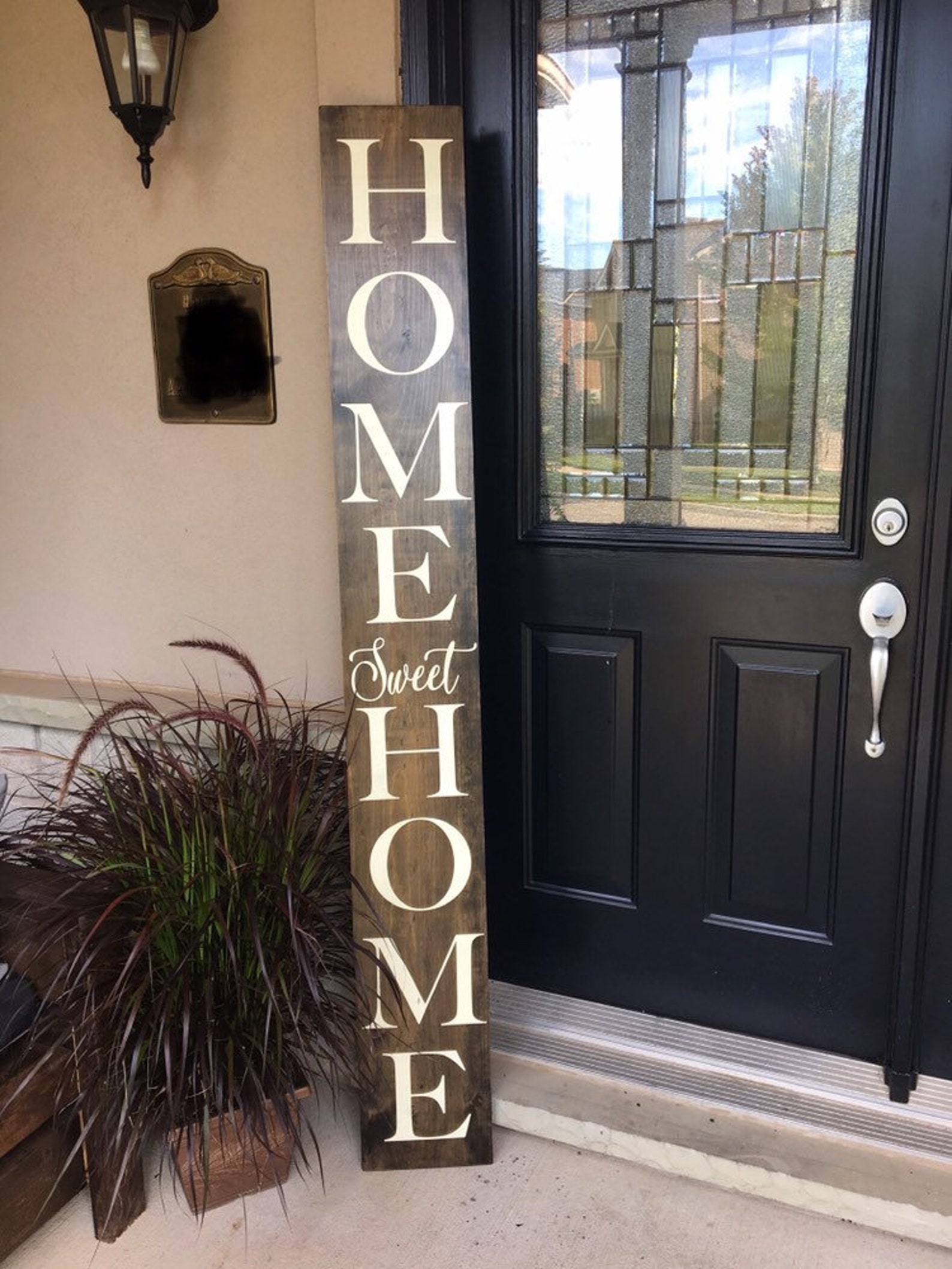 5ft Welcome Porch Sign, Rustic Sign, Porch Decor, Wood Sign, Wood Porch ...