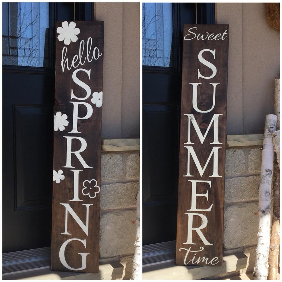5ft Welcome Porch Sign, Rustic Sign, Porch Decor, Wood Sign, Wood Porch ...