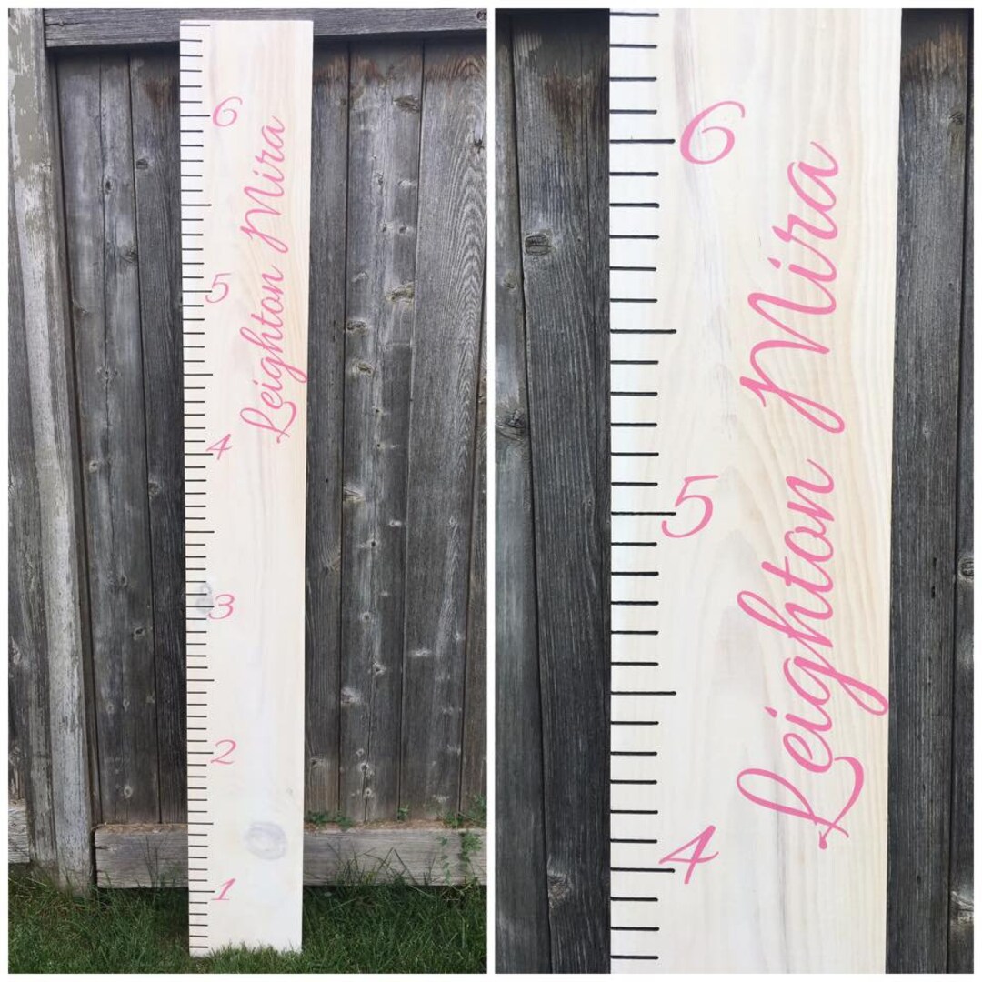 Growth Ruler Growth Chart Watch Me Grow Kids Growth Chart - Etsy