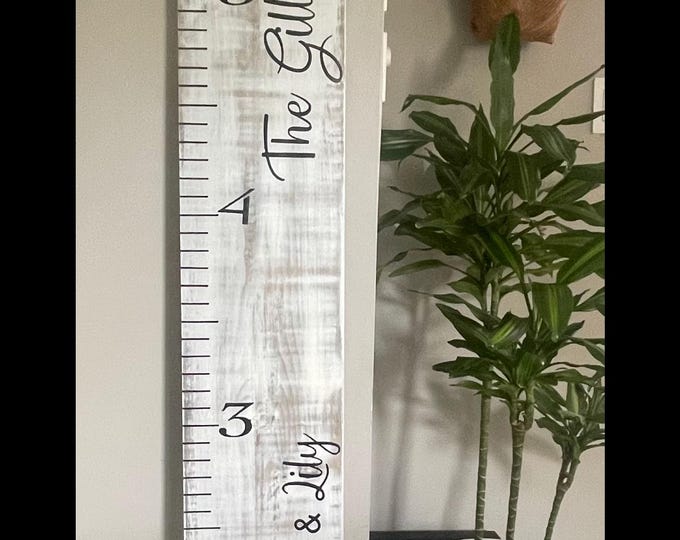 Growth Ruler, Growth Chart, Watch Me Grow, Kids Growth Chart, First ...