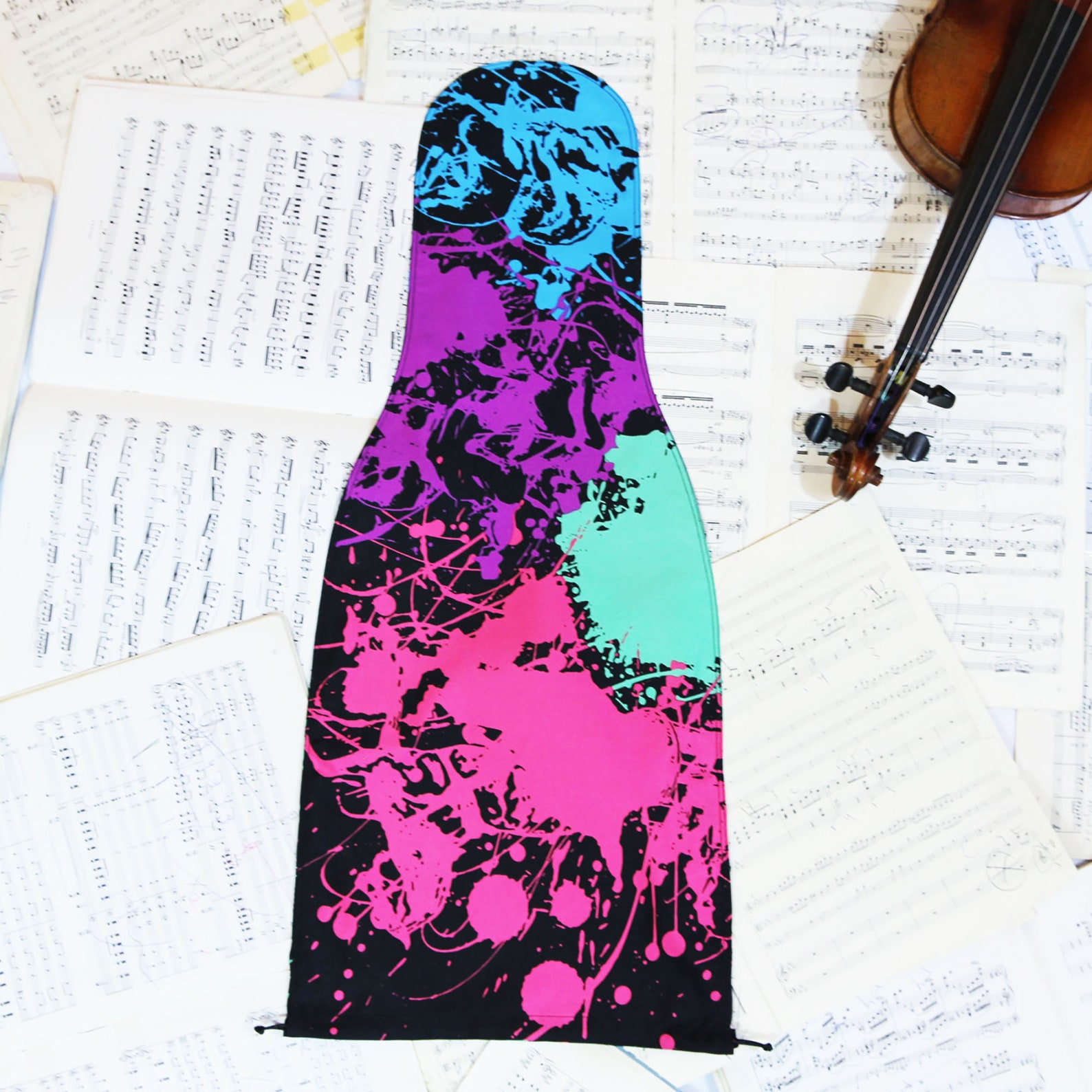 Violin Silk Bag, Viola Bag, Silk Violin Case, Violin Backpack, Silk ...