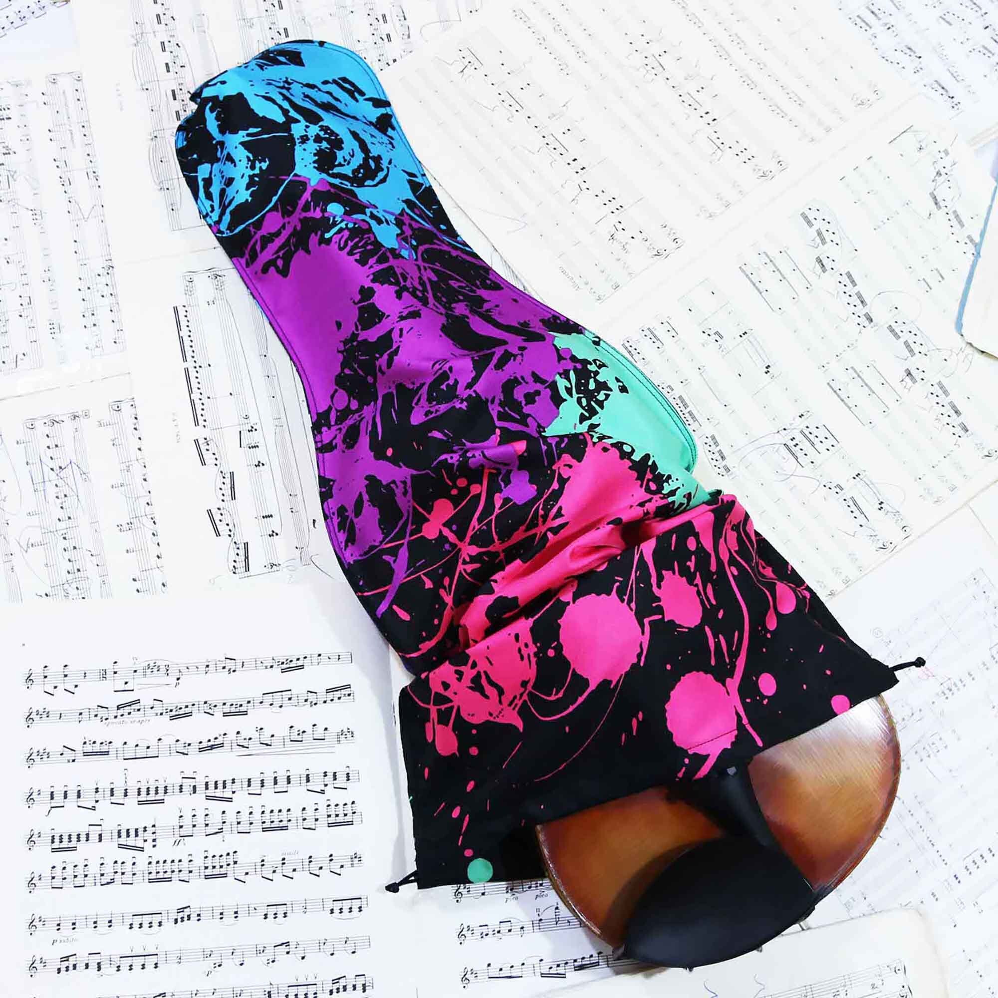 Violin Silk Bag, Viola Bag, Silk Violin Case, Violin Backpack, Silk ...