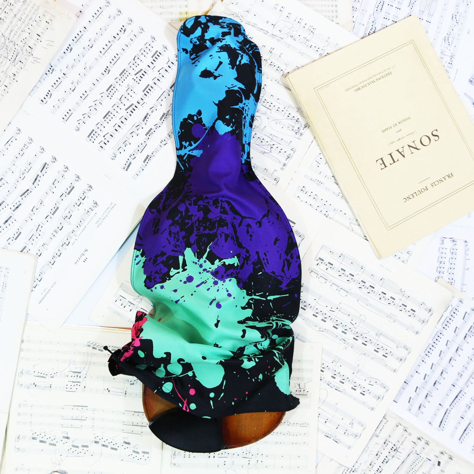 Violin Silk Bag, Viola Bag, Silk Violin Case, Violin Backpack, Silk ...