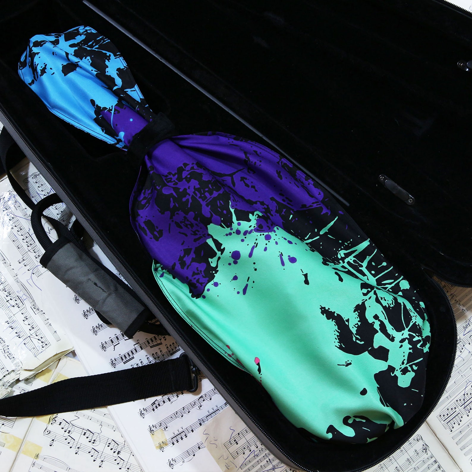 Violin Silk Bag, Viola Bag, Silk Violin Case, Violin Backpack, Silk ...