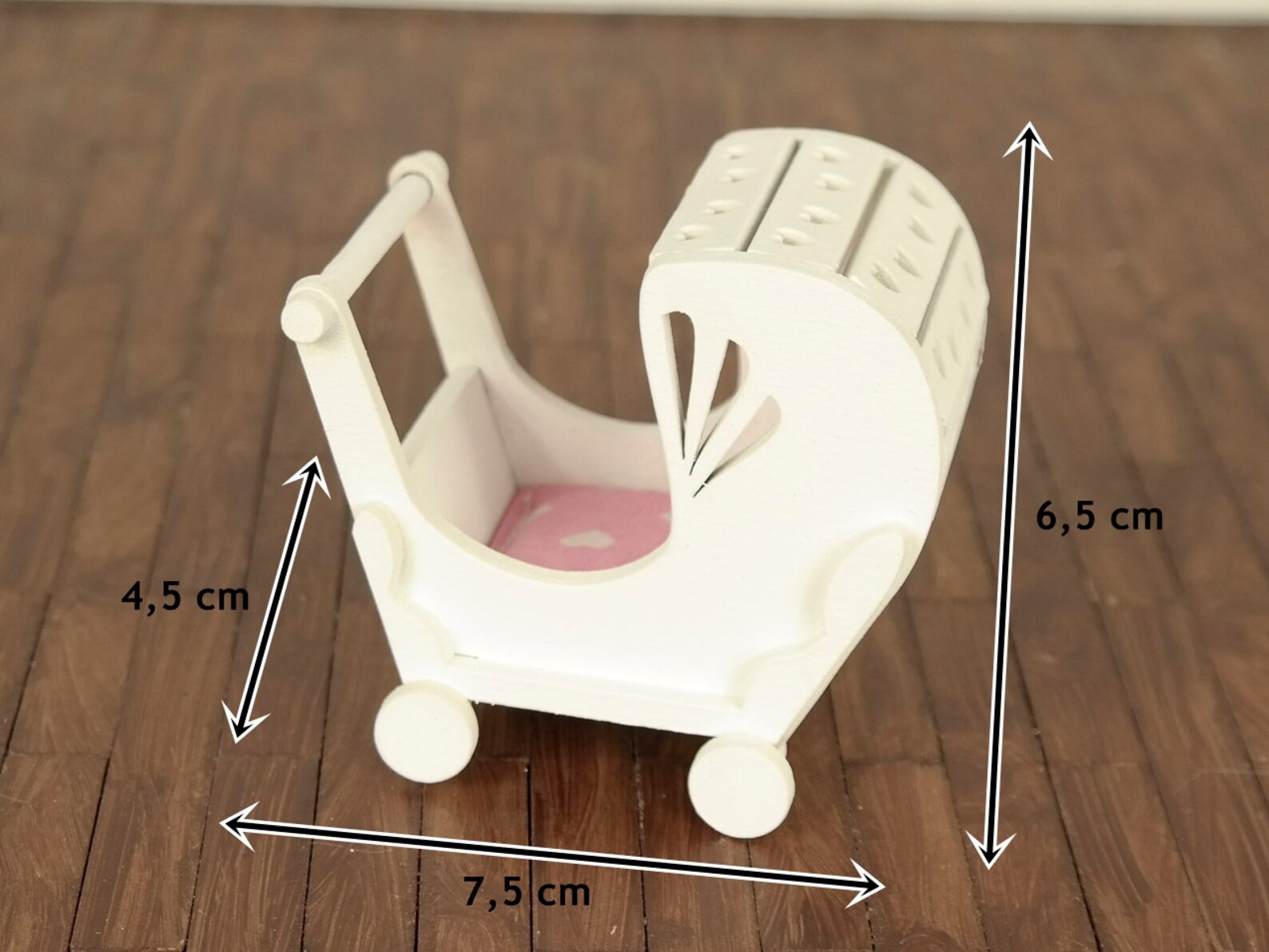 1:6 Scale Miniature Baby Carriage for Doll / Dollhouse - Etsy