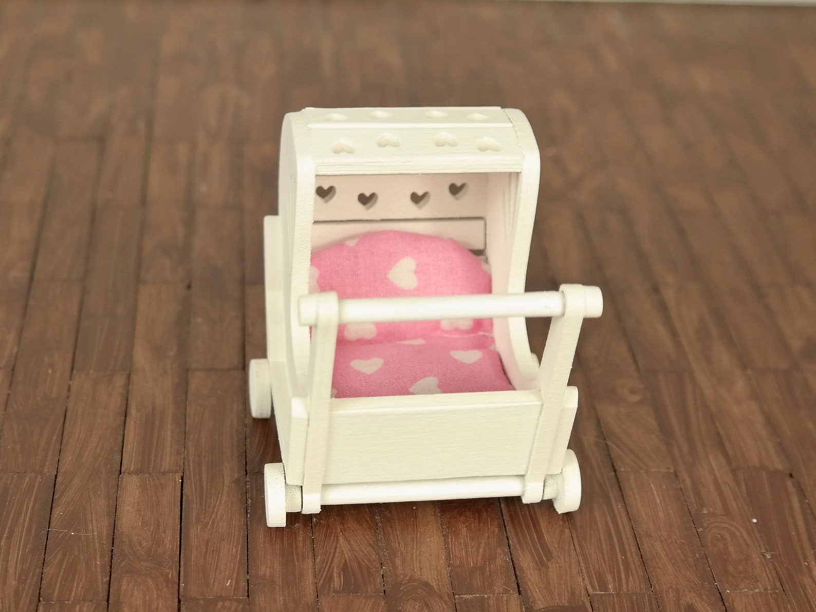 1:6 Scale Miniature Baby Carriage for Doll / Dollhouse - Etsy