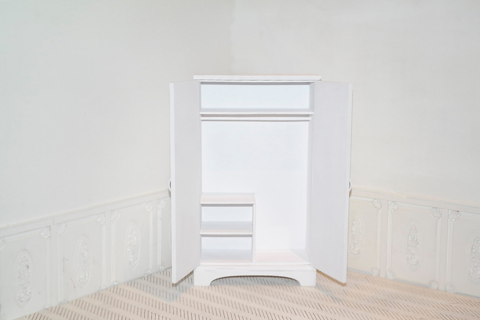 1:6 Scale Miniature Wardrobe JESSICA / Dollhouse Furniture / - Etsy