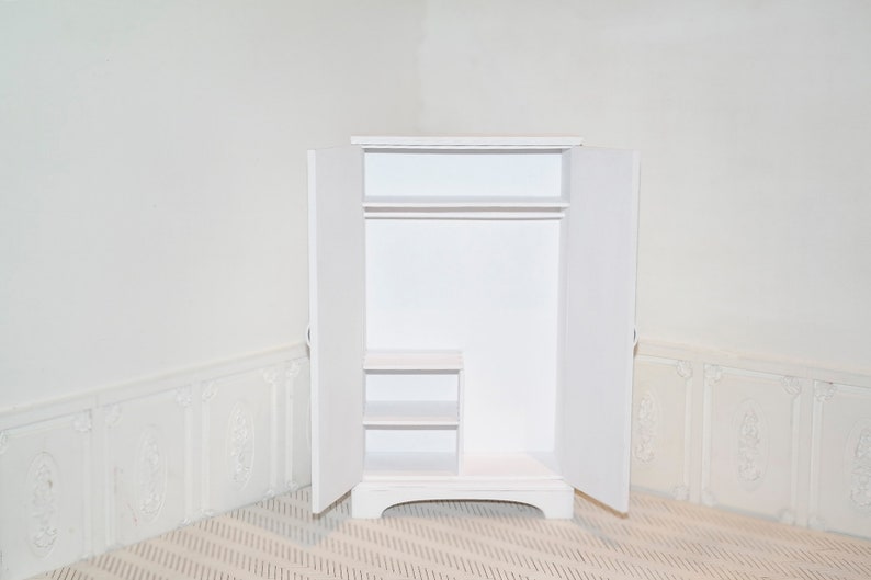 1:6 Scale Miniature Wardrobe JESSICA / Dollhouse Furniture / - Etsy