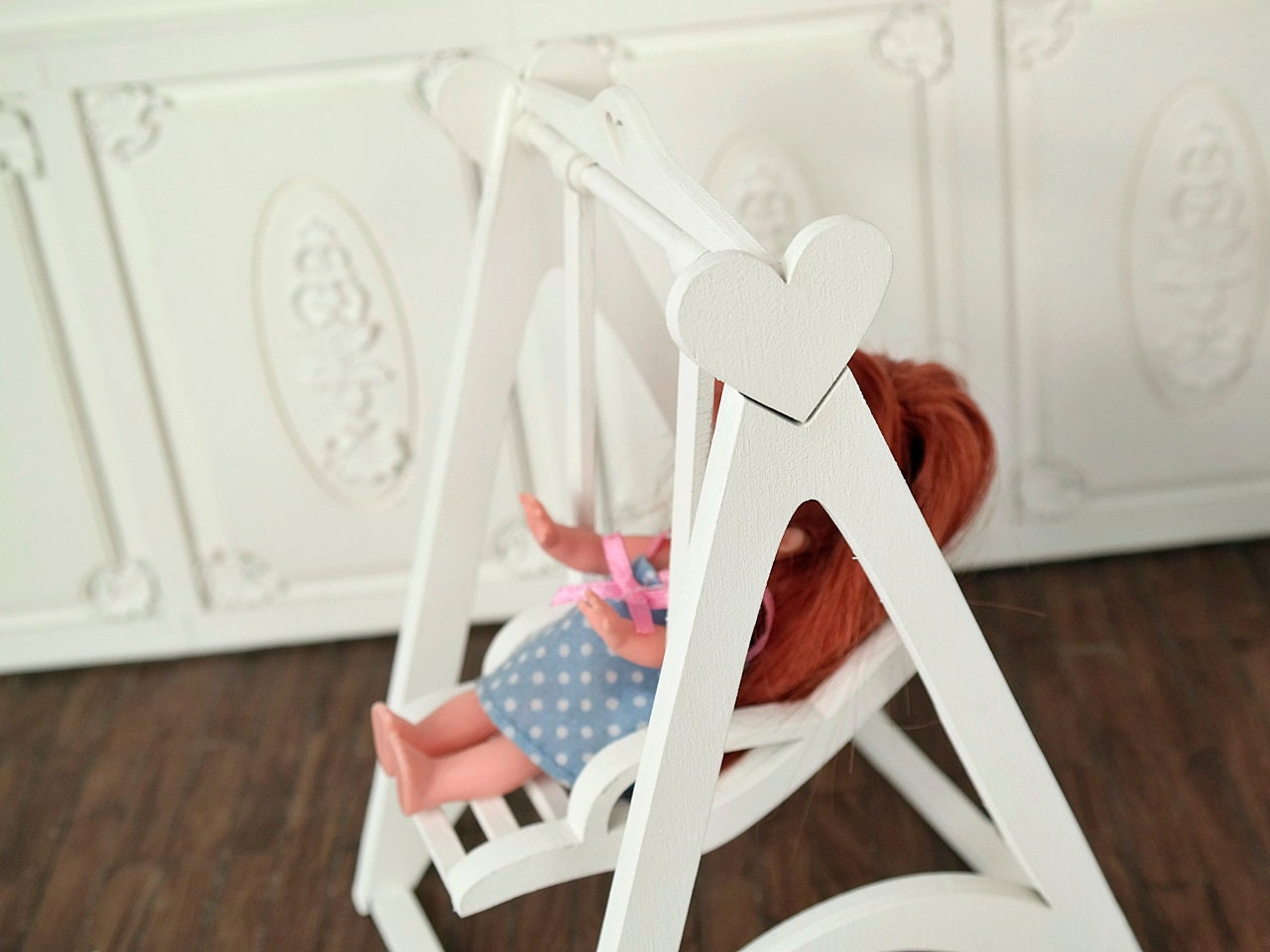 Miniature Mini Swing for a Child / Dollhouse Furniture / 1:6 - Etsy