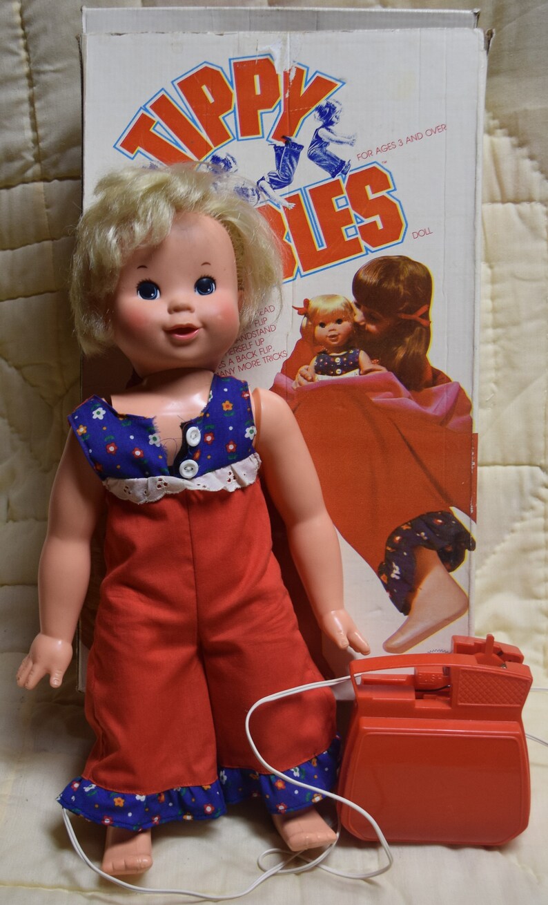 Vintage Ideal 1977 Tippy Tumbles Doll in Original Box / Outfit - Etsy