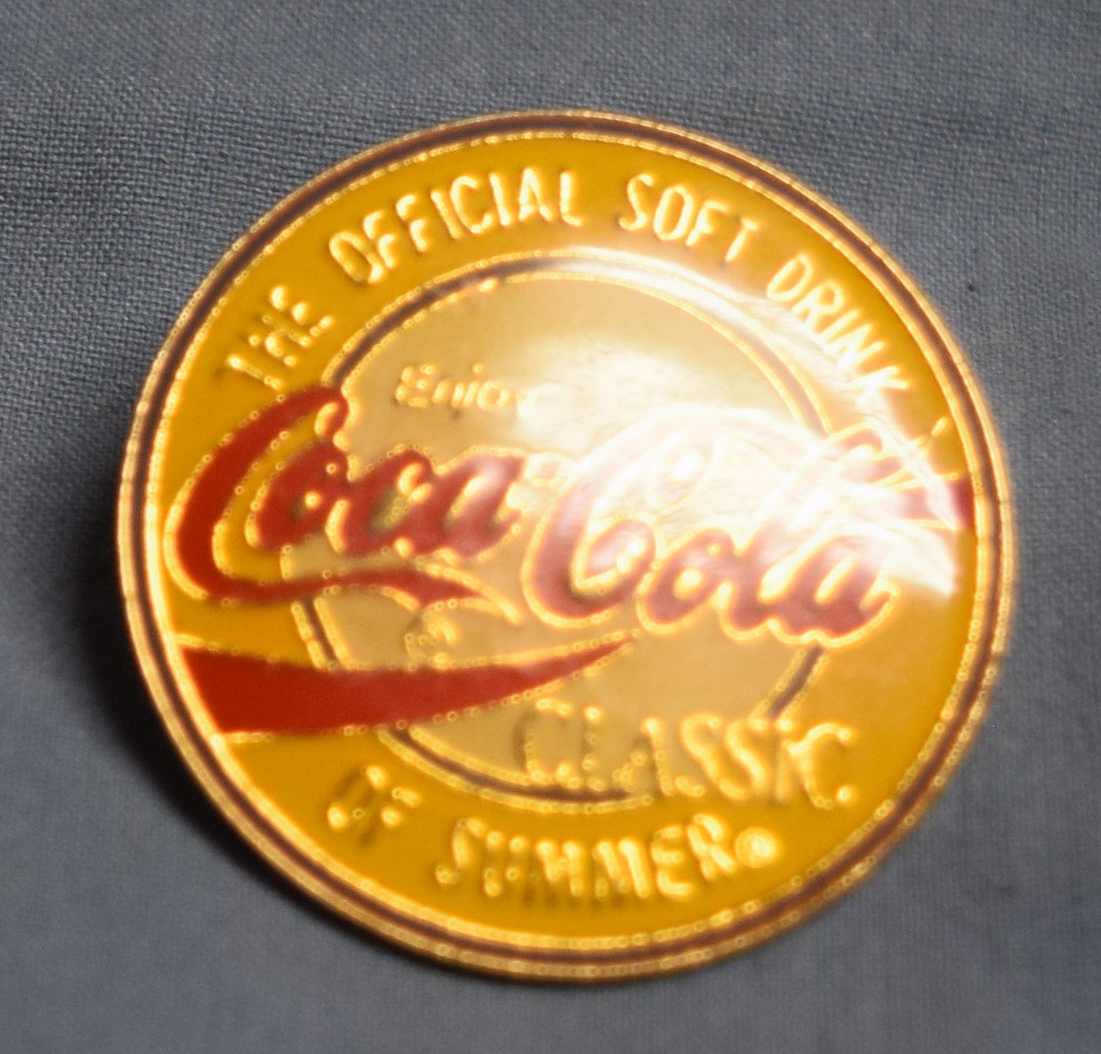 Vintage Coca-cola / Coke Lapel Pin Classic Official Soft - Etsy