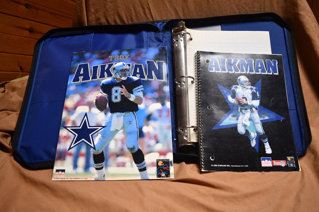 Dallas Cowboys Blue Mead 1995 Trapper Keeper / Zippered Binder ...