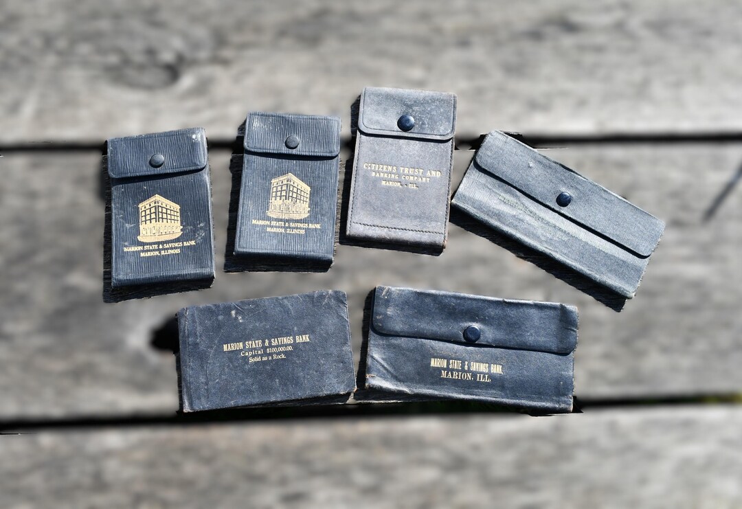 Vintage 1920s Lot of 6 Marion State & Savings Bank/citizens Trust and ...