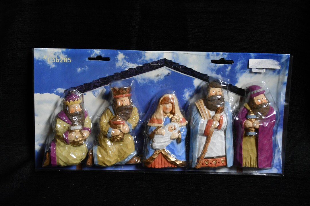 Vintage JTS Five Piece Nativity Set #C36205 With Original Packaging ...