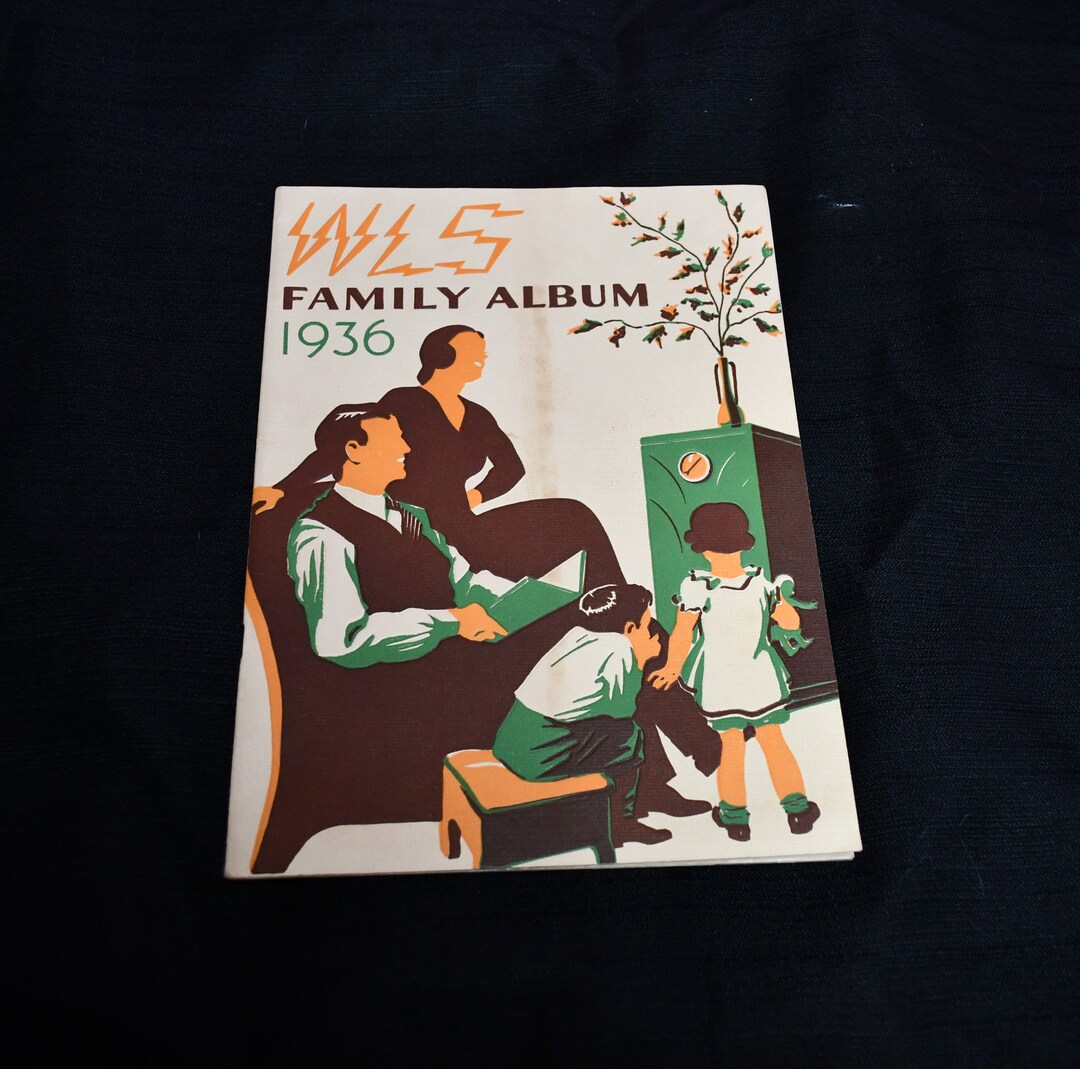 Vintage WLS Family Album Book - 1936 / Published by Prairie Farmer ...