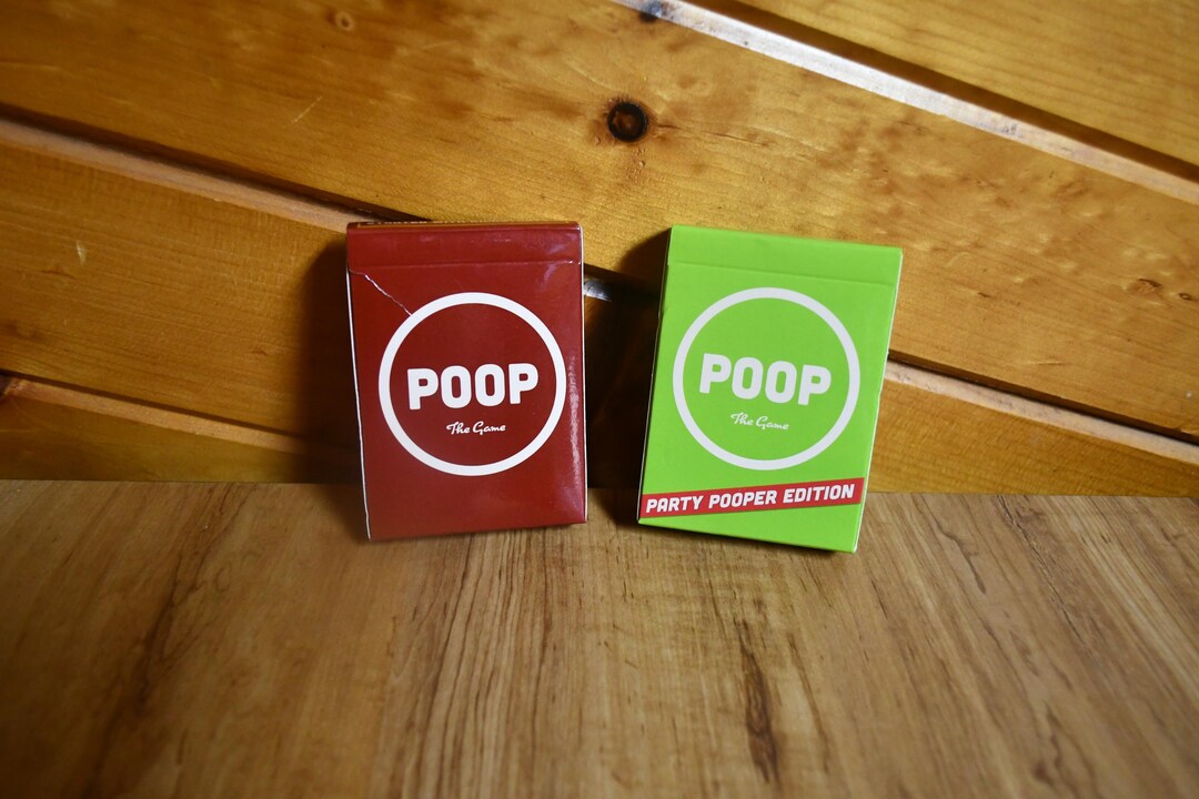 Feels Right - POOP Card Game - 2 Decks in Boxes - Green Box is Party ...