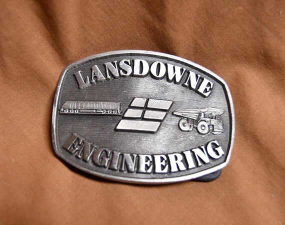 Vintage Landsdowne Engineering - Belt Buckle - Buckin… - Gem