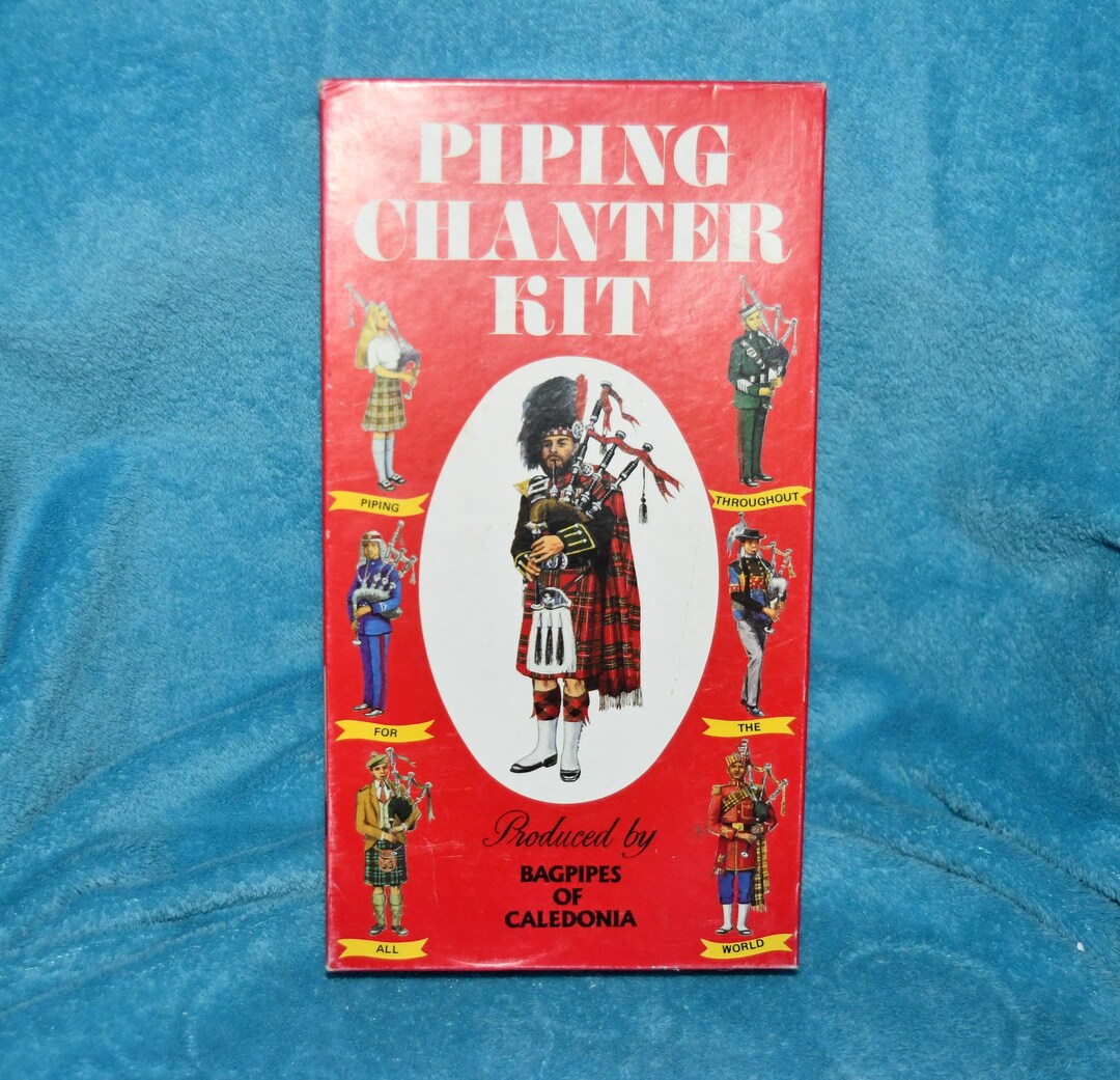 Vintage 1988 Scottish Piping Chanter Kit for Beginners-produced by ...