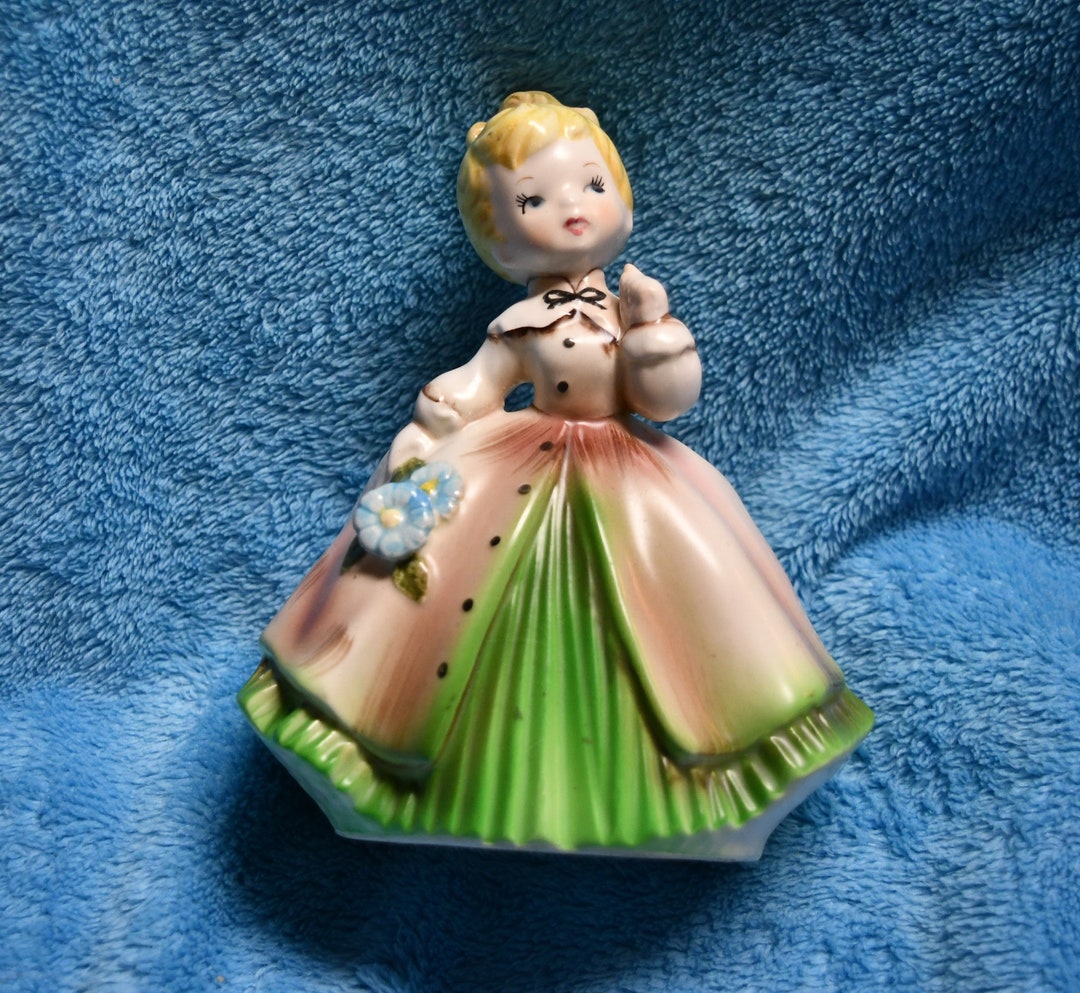 Vintage Mid-century Ceramic Inarco E-781 Hand Painted Blonde Girl ...