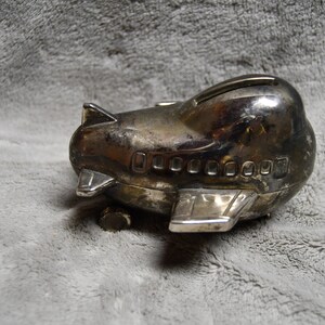 Vintage Godinger Silver Art Co. Ltd. Silver Plated Airplane / Jet With ...