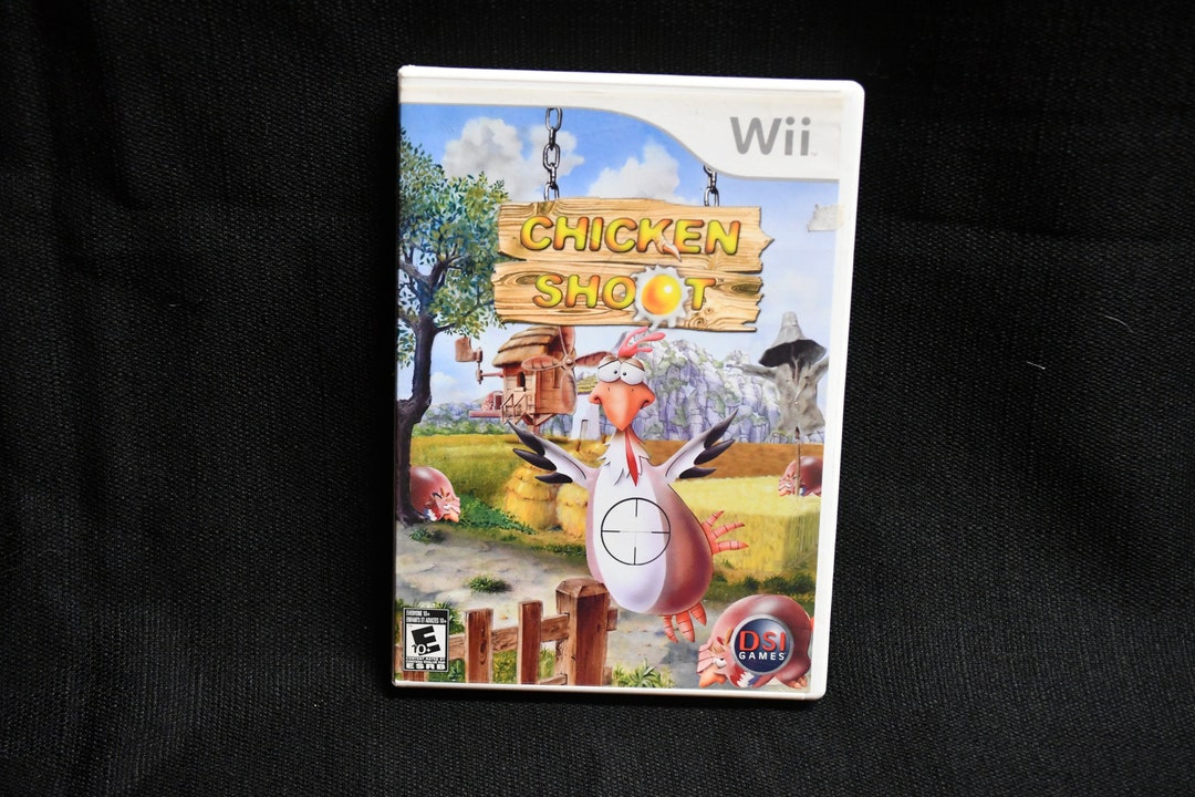 Nintendo Wii Game Cartridge - Chicken Shoot - DSI Games (nintendo Wii ...