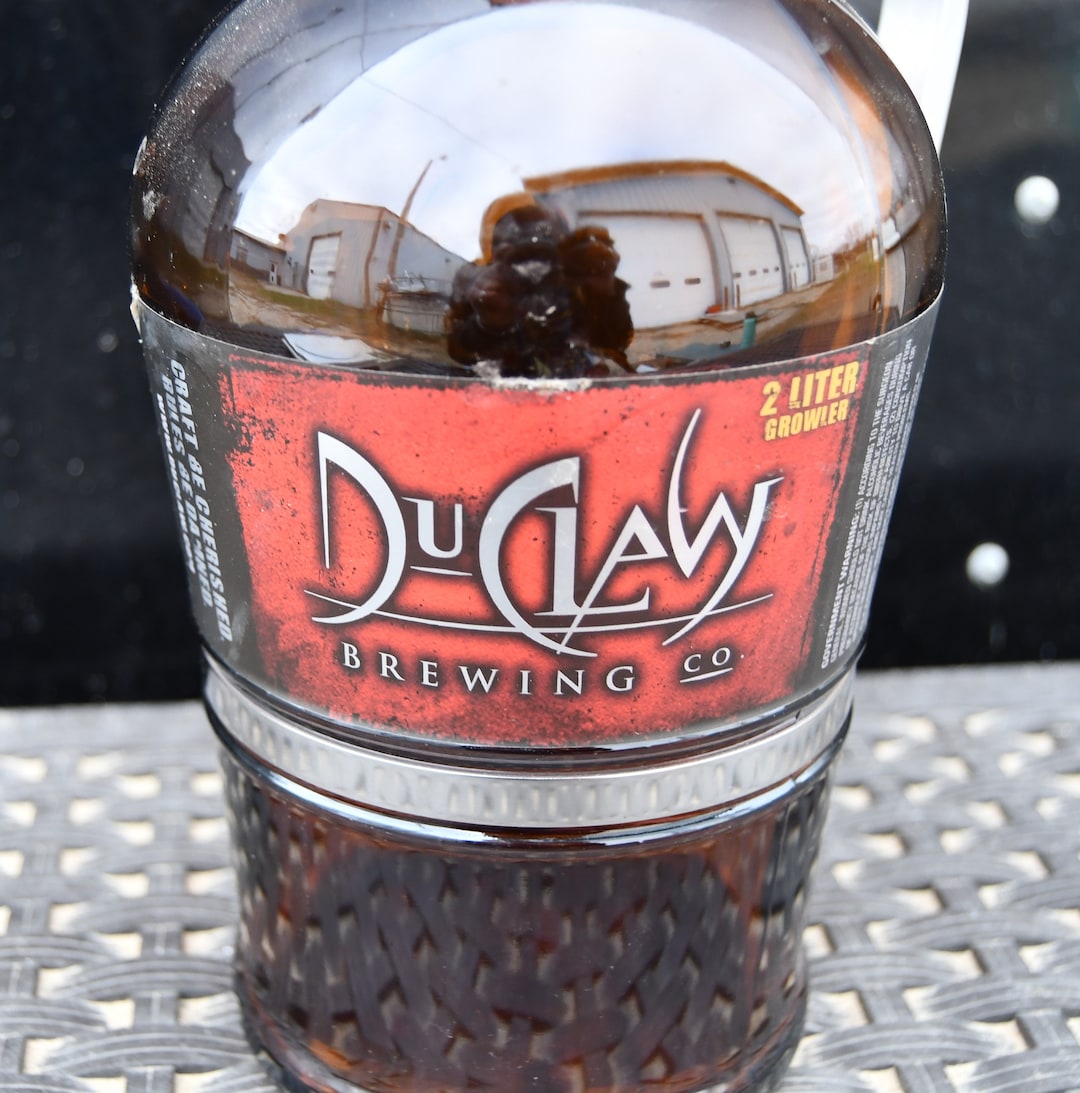 Vintage Duclaw Brewing Company 2 Liter Beer Growler-german Style Swing ...