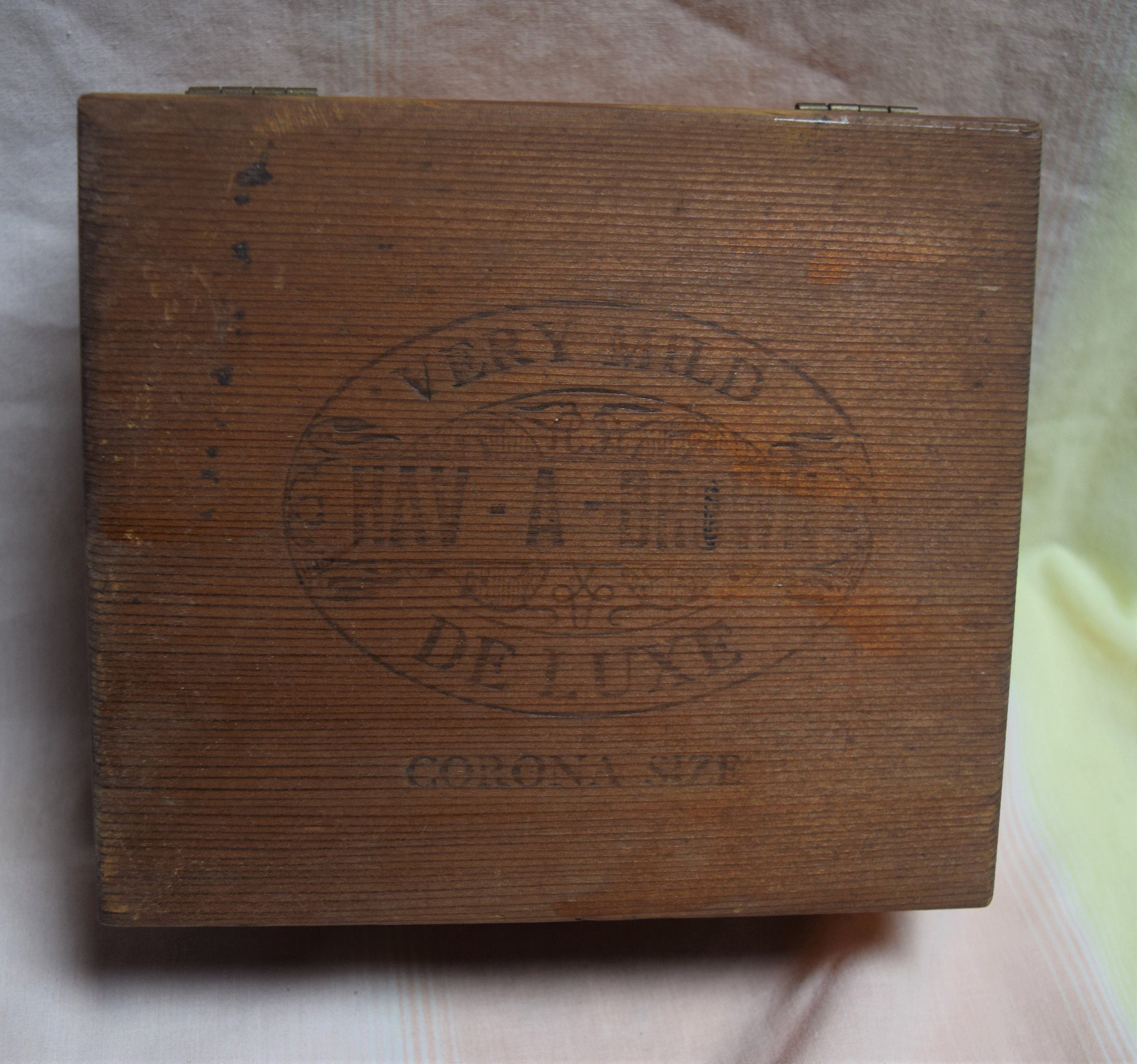 Wooden Box With Leather Hinges - Etsy