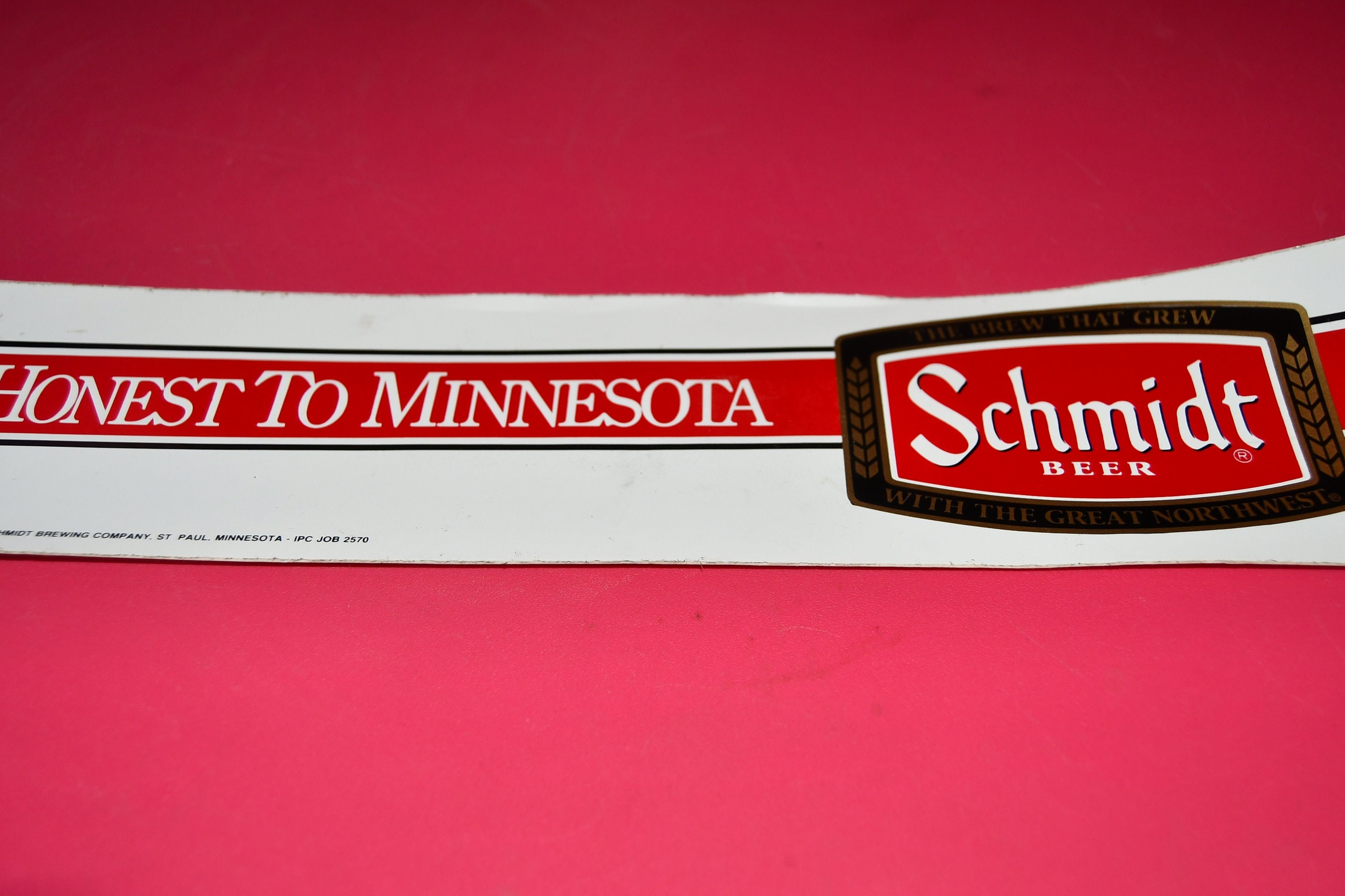 Schmidt Beer Logo Minnesota