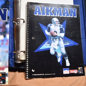 Dallas Cowboys Blue Mead 1995 Trapper Keeper / Zippered Binder ...