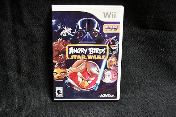 Nintendo Wii Game Cartridge Angry Birds Star Wars Activision nintendo Wii 2013 Untested Etsy