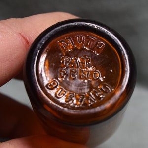 Vintage Salt/pepper Shaker Beer Bottle - Dark Amber Glass - Metal Top ...