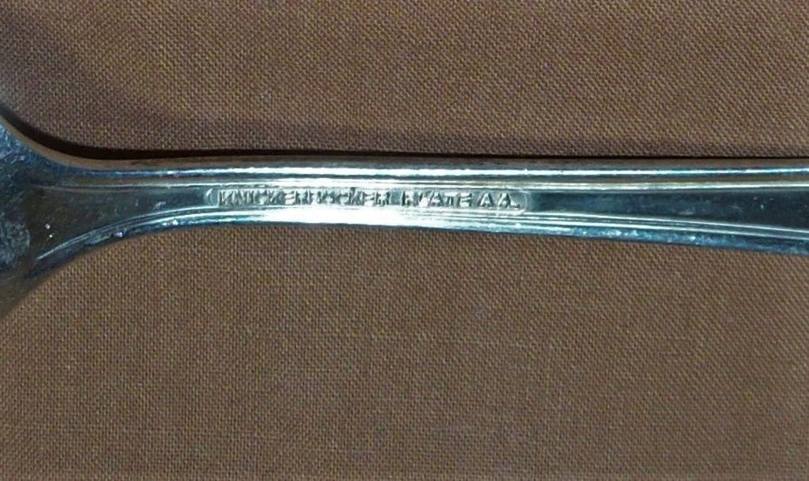 Vintage Knickerbocker Silver Plate AA Spoon - Etsy