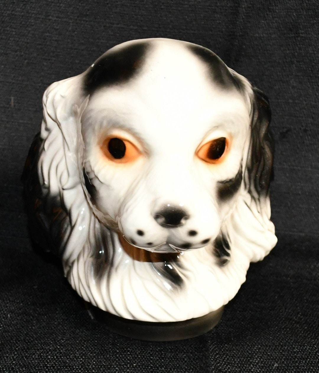 Vintage Ceramic / Pottery Cocker Spaniel Dog Planter Head Vase - Made ...