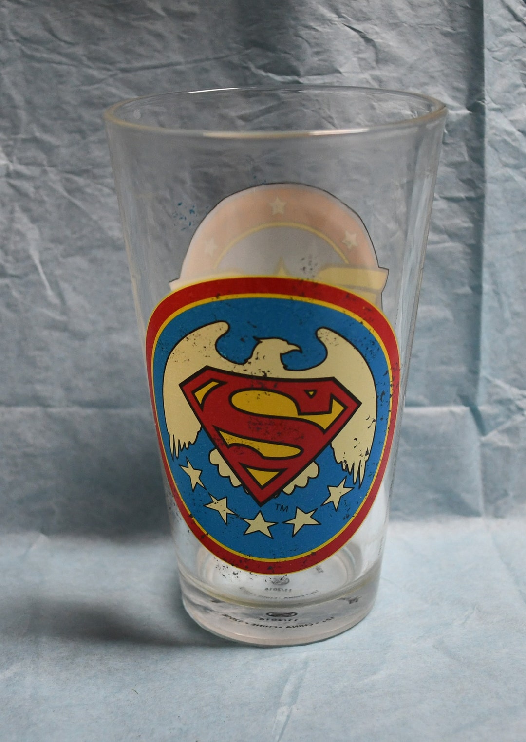 Vintage 2016 Zak Designs Two Sided Pint Drinking Glass Wonder Woman ...