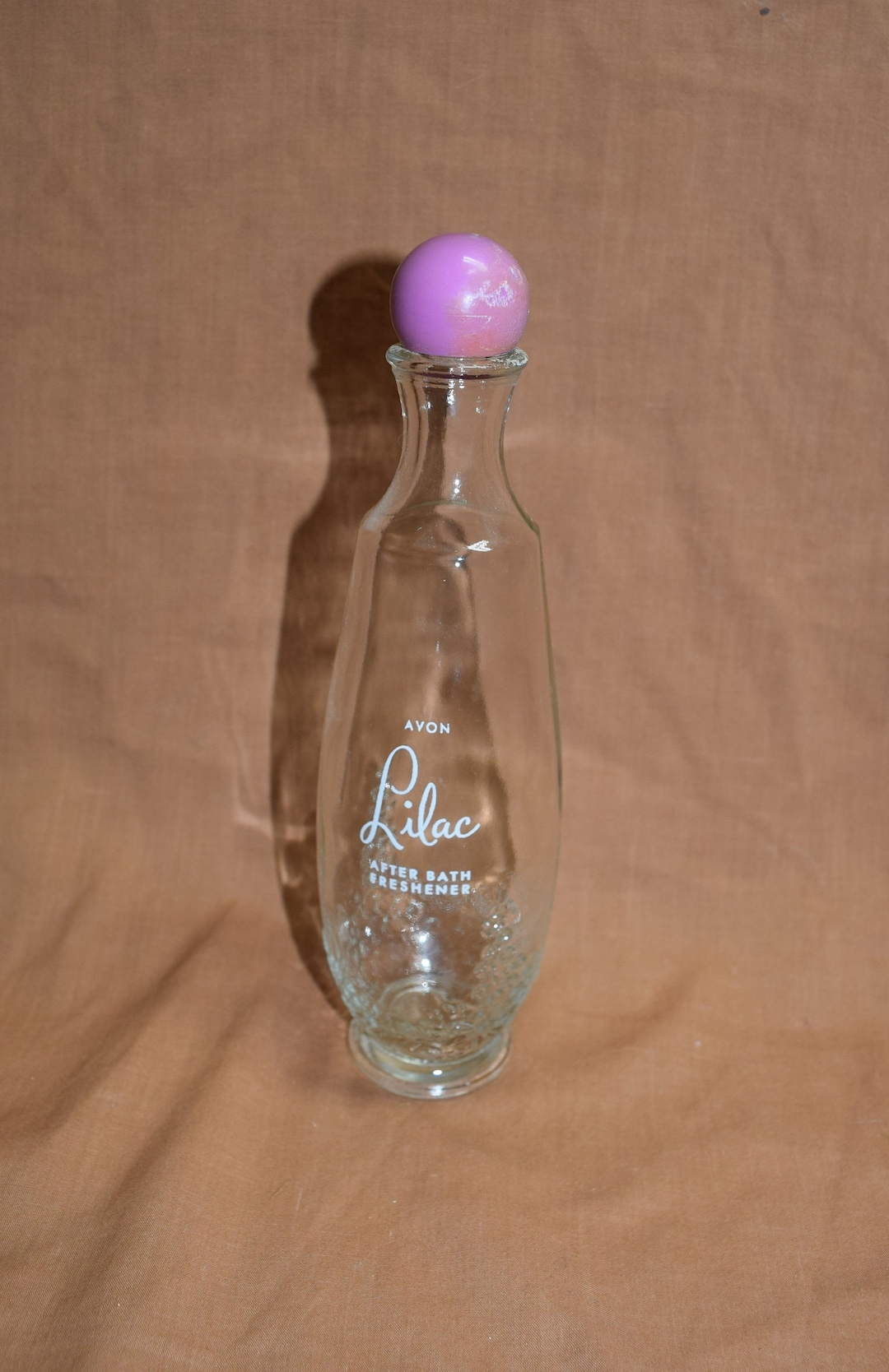 Vintage Avon Lilac After Bath Freshener - 8 Ounce Bottle - Empty - Etsy