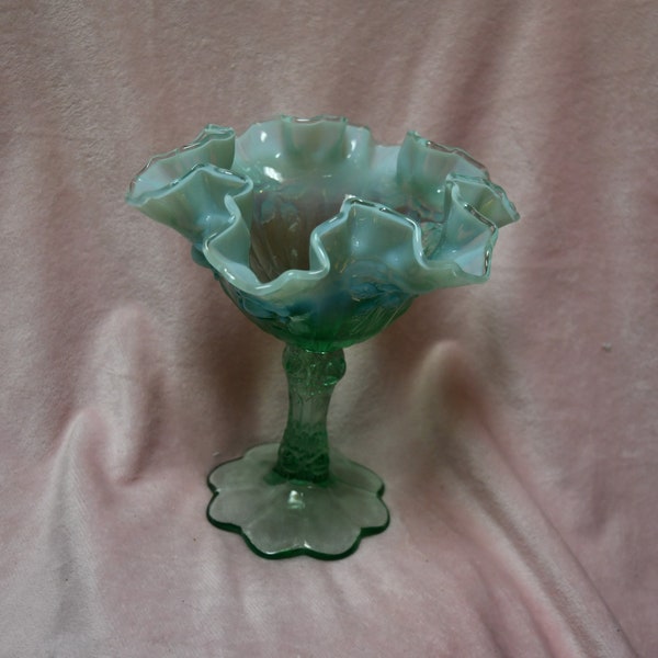 Fenton Compote Dish - Etsy