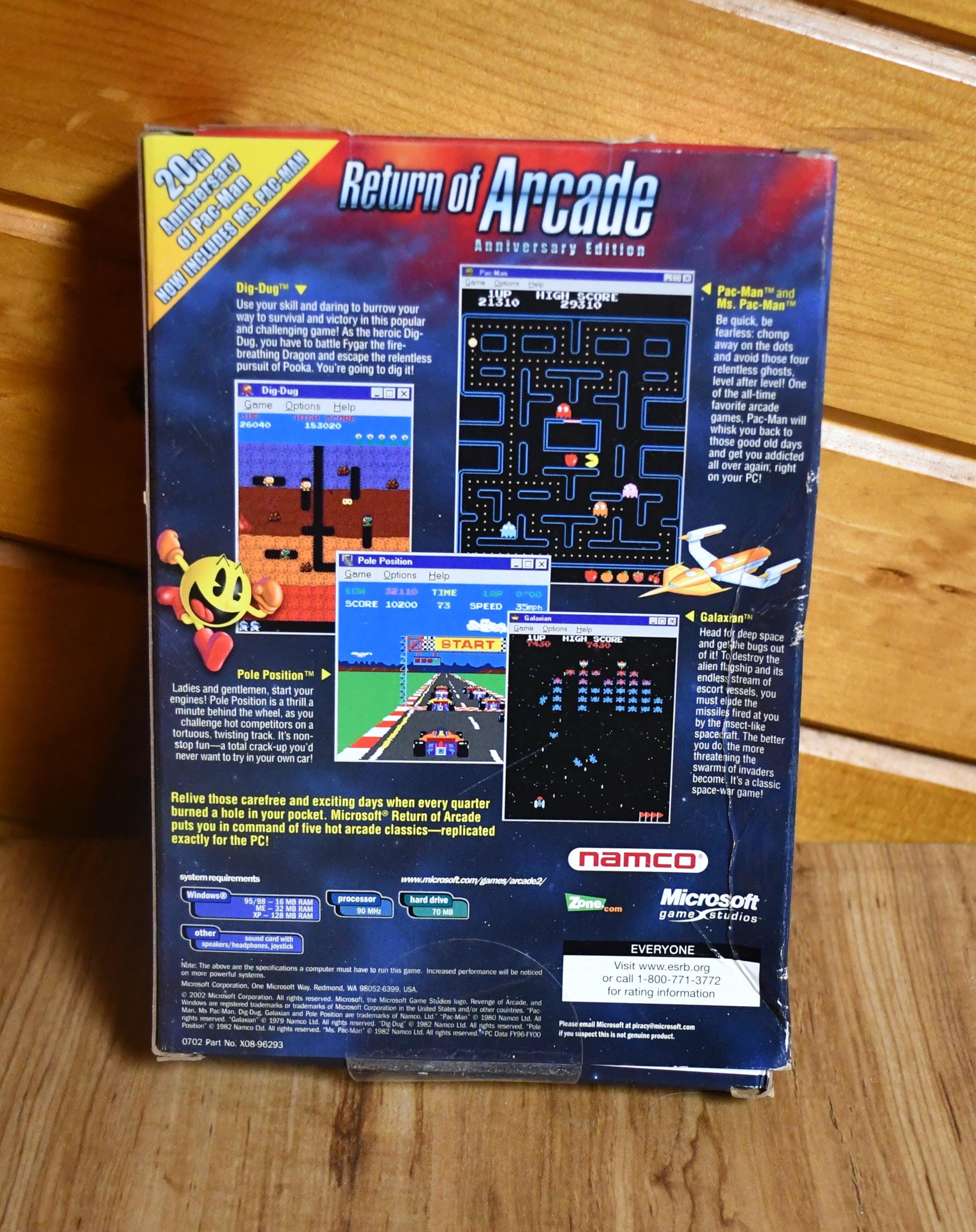 2002 Microsoft Return of the Arcade 20th Anniversary Edition-windows ...