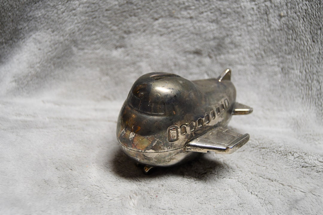 Vintage Godinger Silver Art Co. Ltd. - Silver Plated Airplane / Jet ...