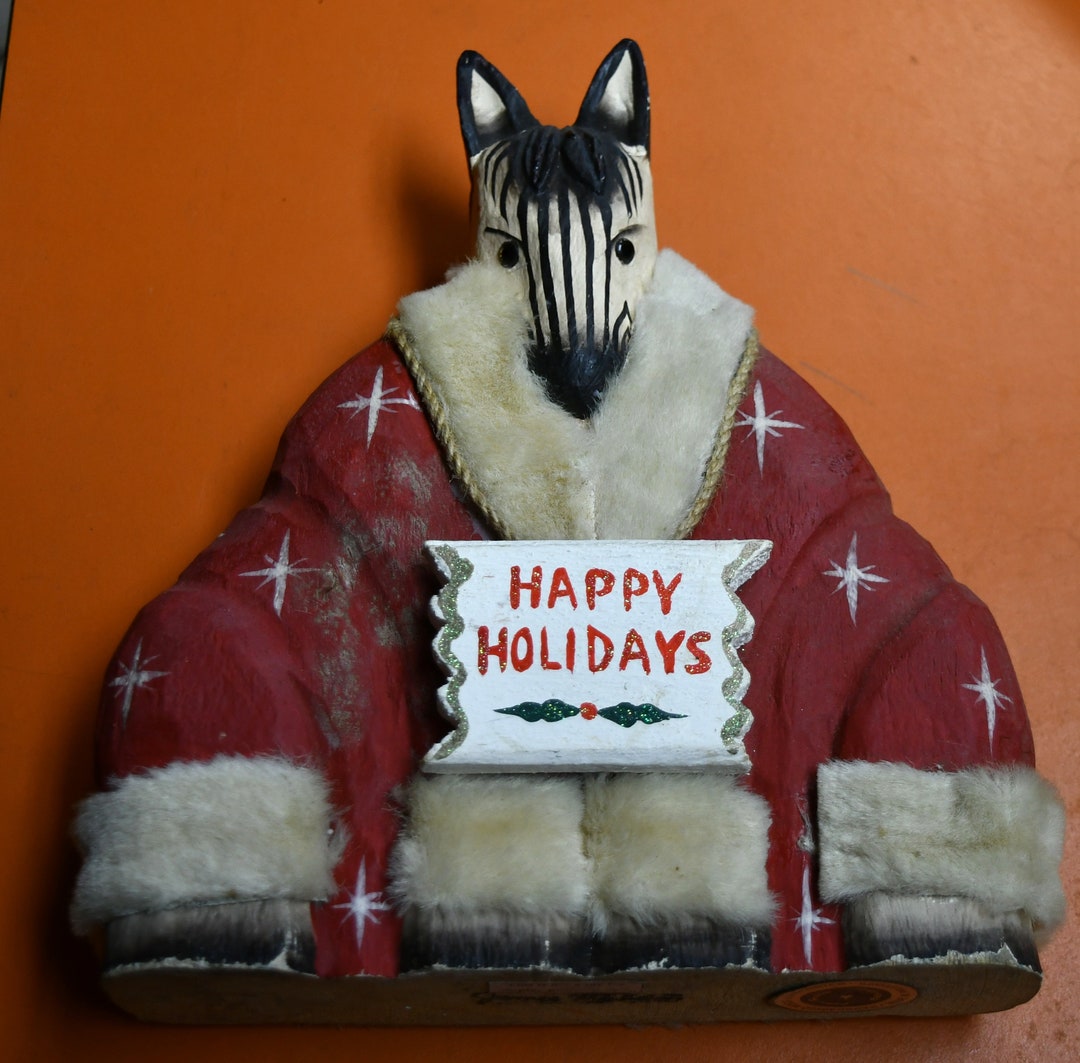 Vintage James Haddon Collection - Folk Art Hand Carved/hand Painted ...